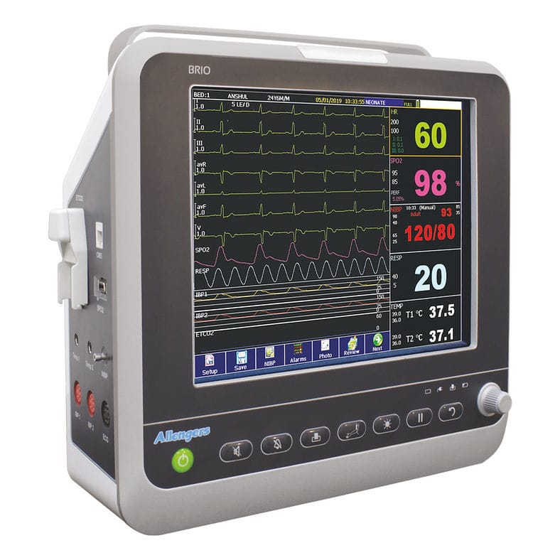 Bedside multi-parameter monitor - BRIO - Allengers Medical Systems ...