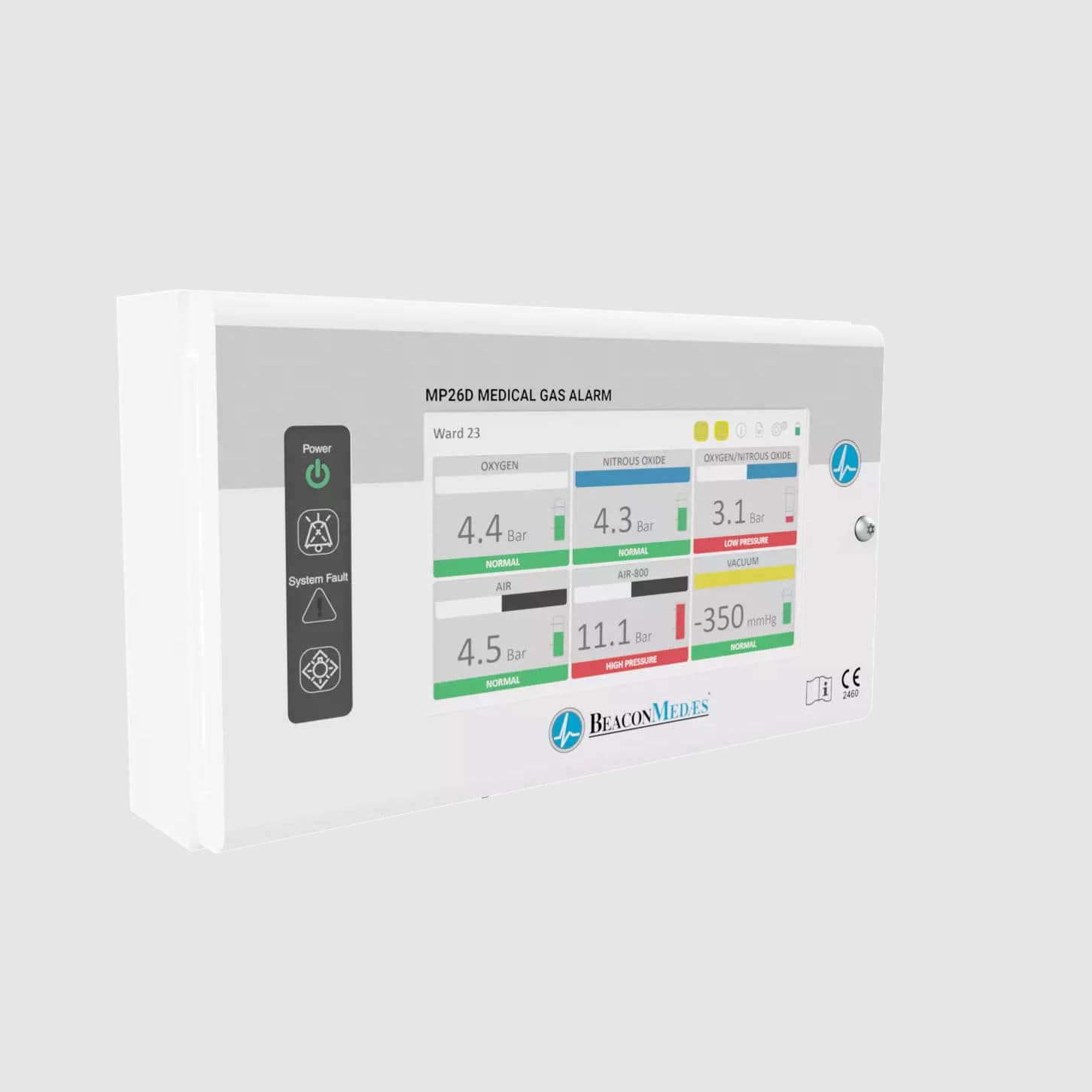 Area alert system - MediPoint - BeaconMedaes - for medical gas