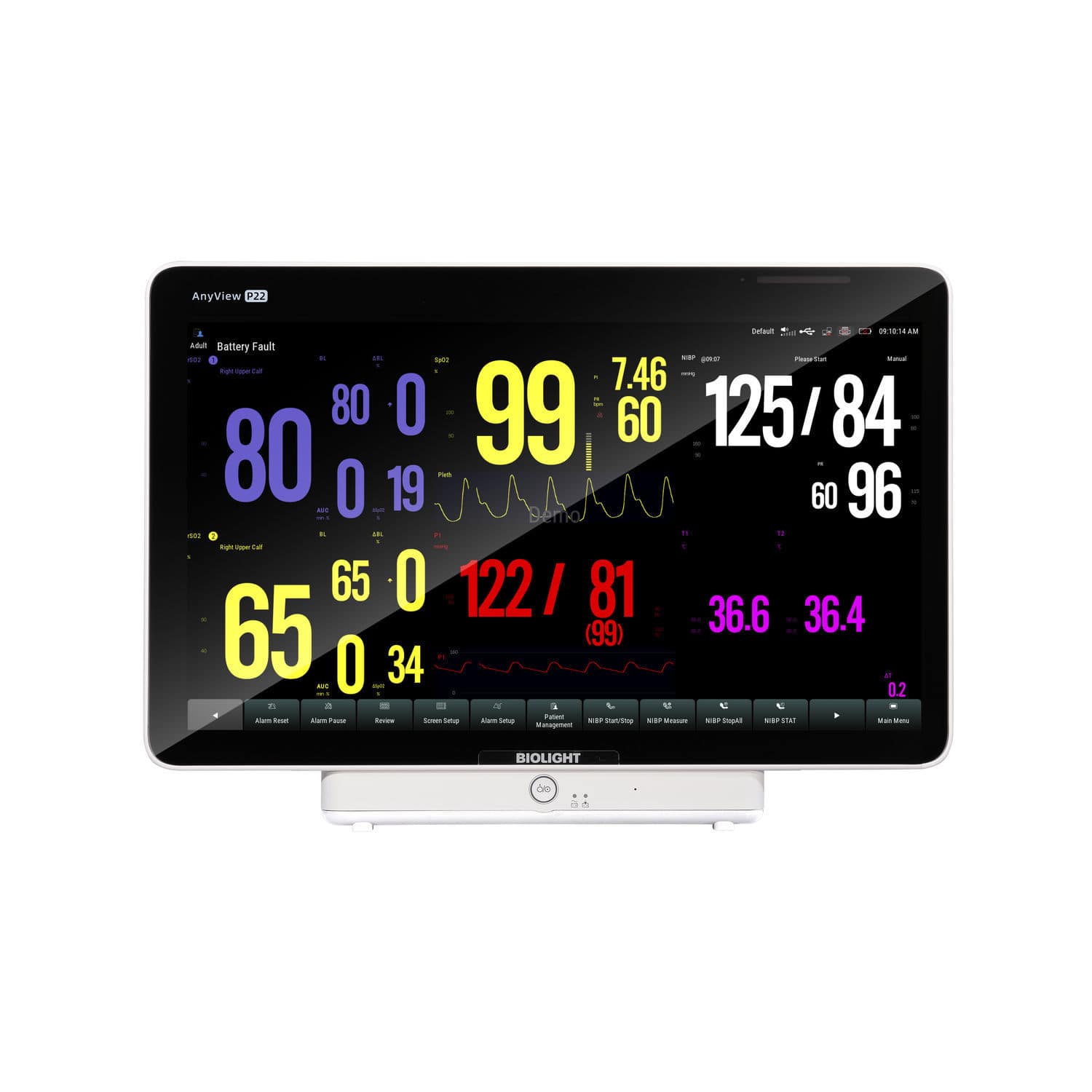 Compact patient monitor - P22 - Guangdong Biolight Meditech - ECG ...