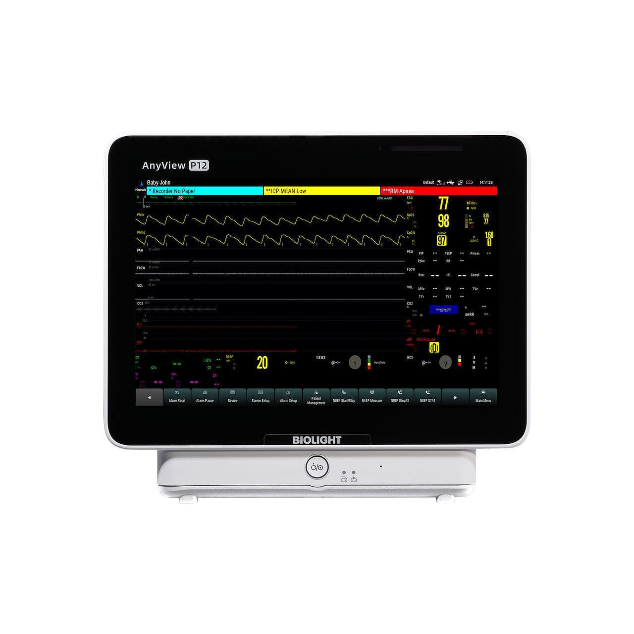 Compact patient monitor - P12 - Guangdong Biolight Meditech - ECG ...
