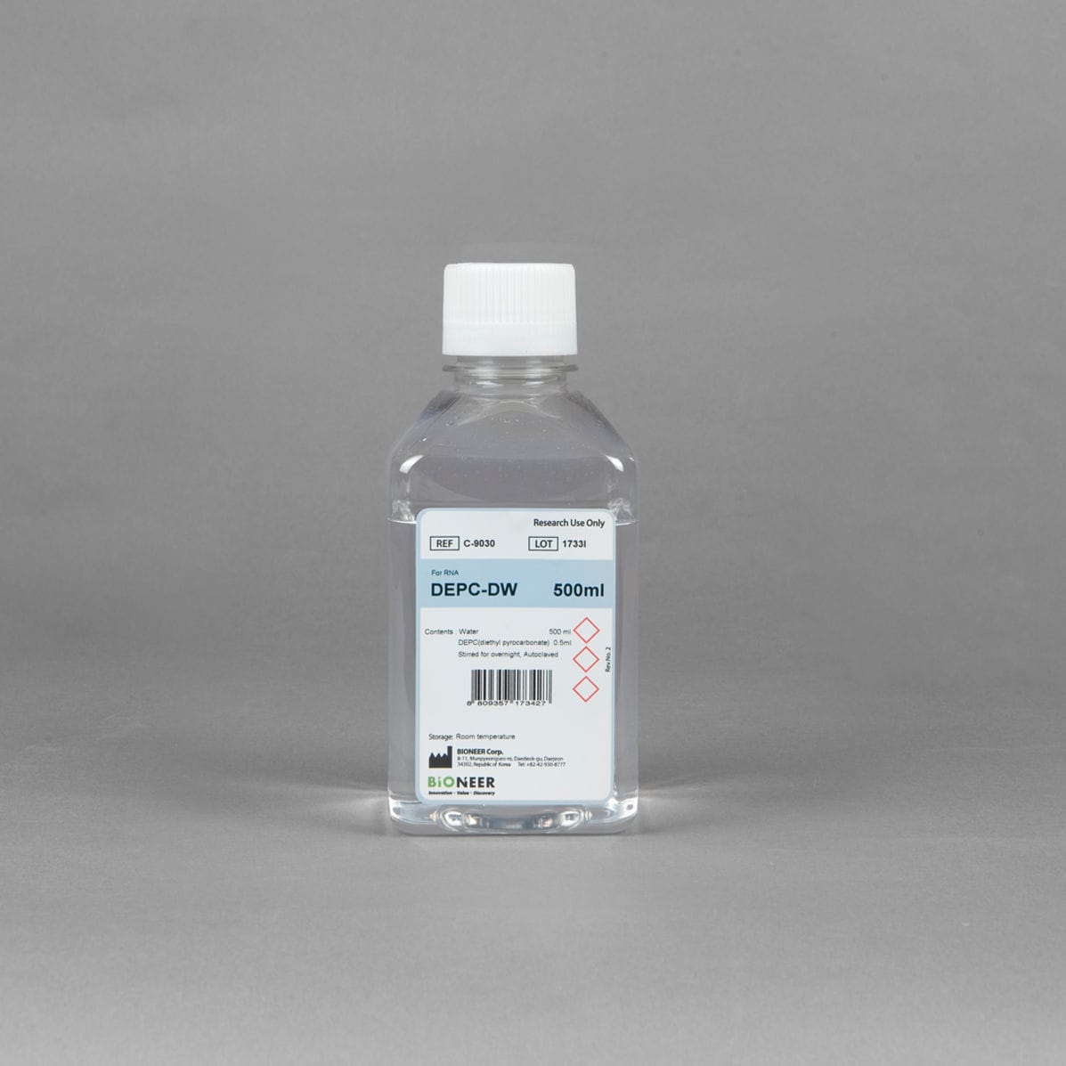 Buffer solution reagent - DEPC-DW - Bioneer Corporation - for research ...