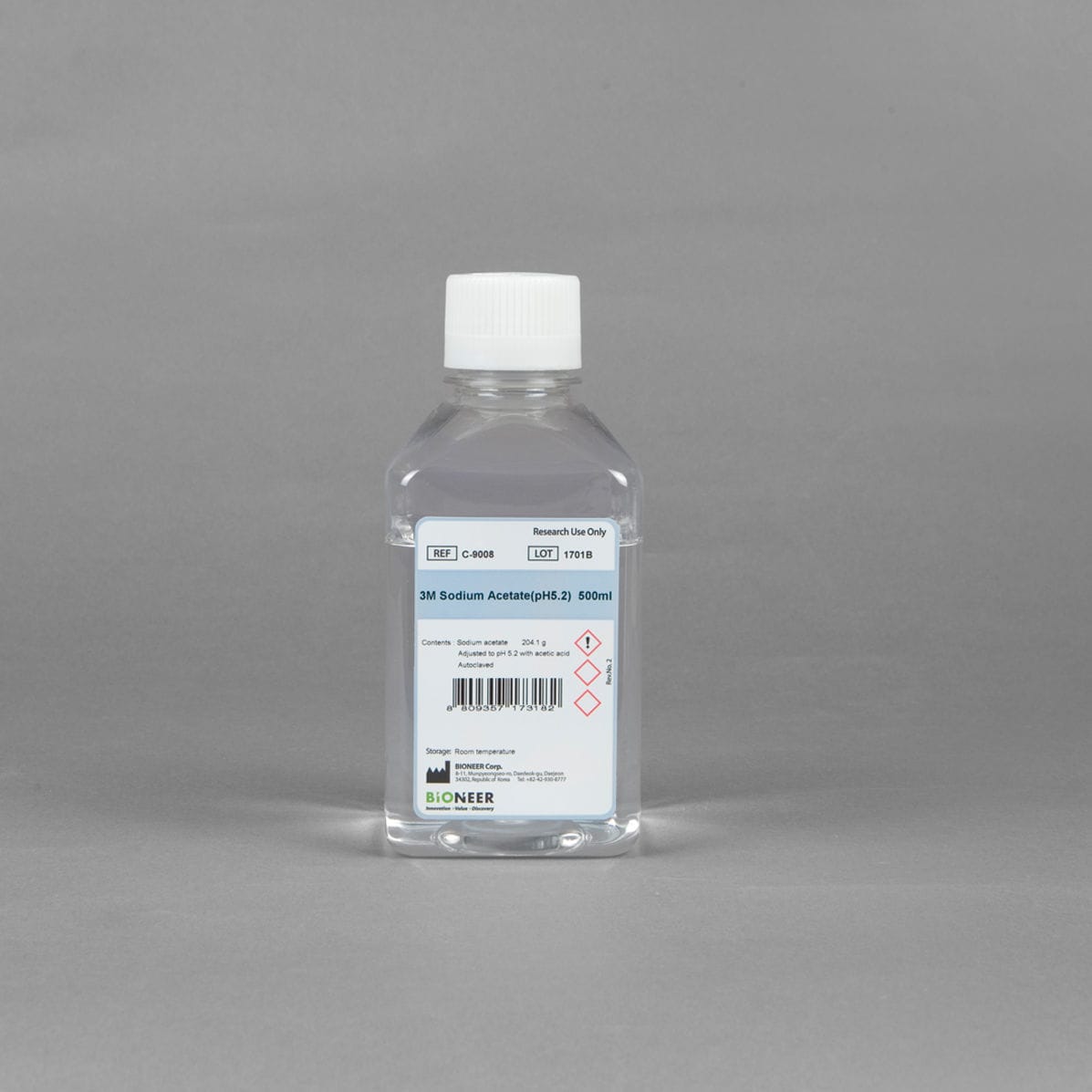 Buffer solution reagent - 3M - Bioneer Corporation - for research / pH ...