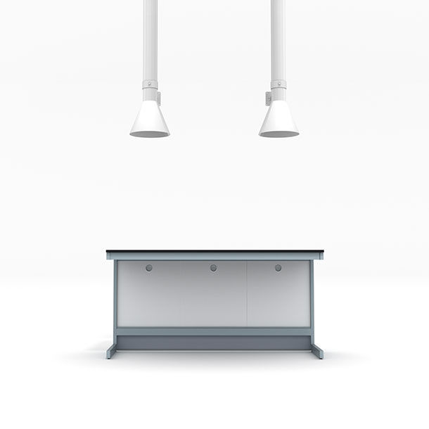 Laboratory hood - Burdinola - floor-standing / stainless steel