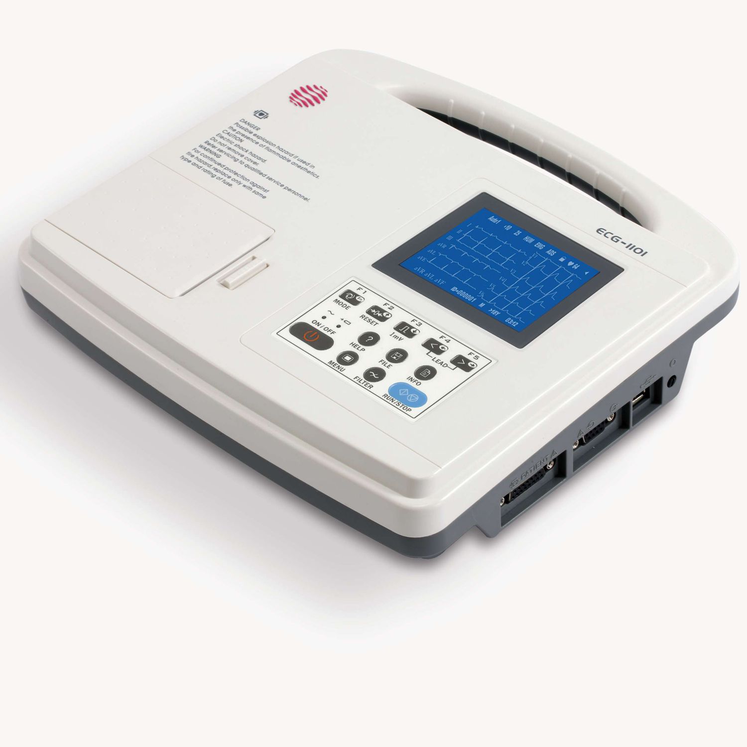 Resting electrocardiograph - ECG-1101G - CAREWELL - 1-channel / digital ...