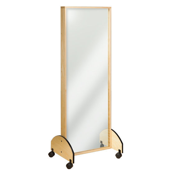 Posture mirror on casters - 6210 - Clinton Industries