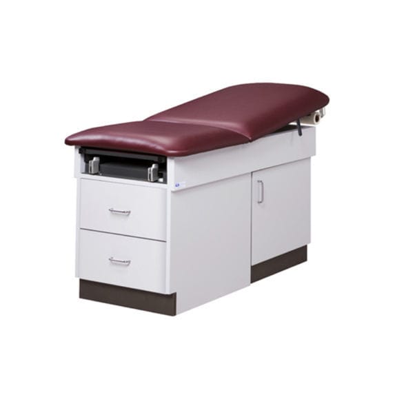 Manual examination table - 8870 - Clinton Industries - 2-section / gray