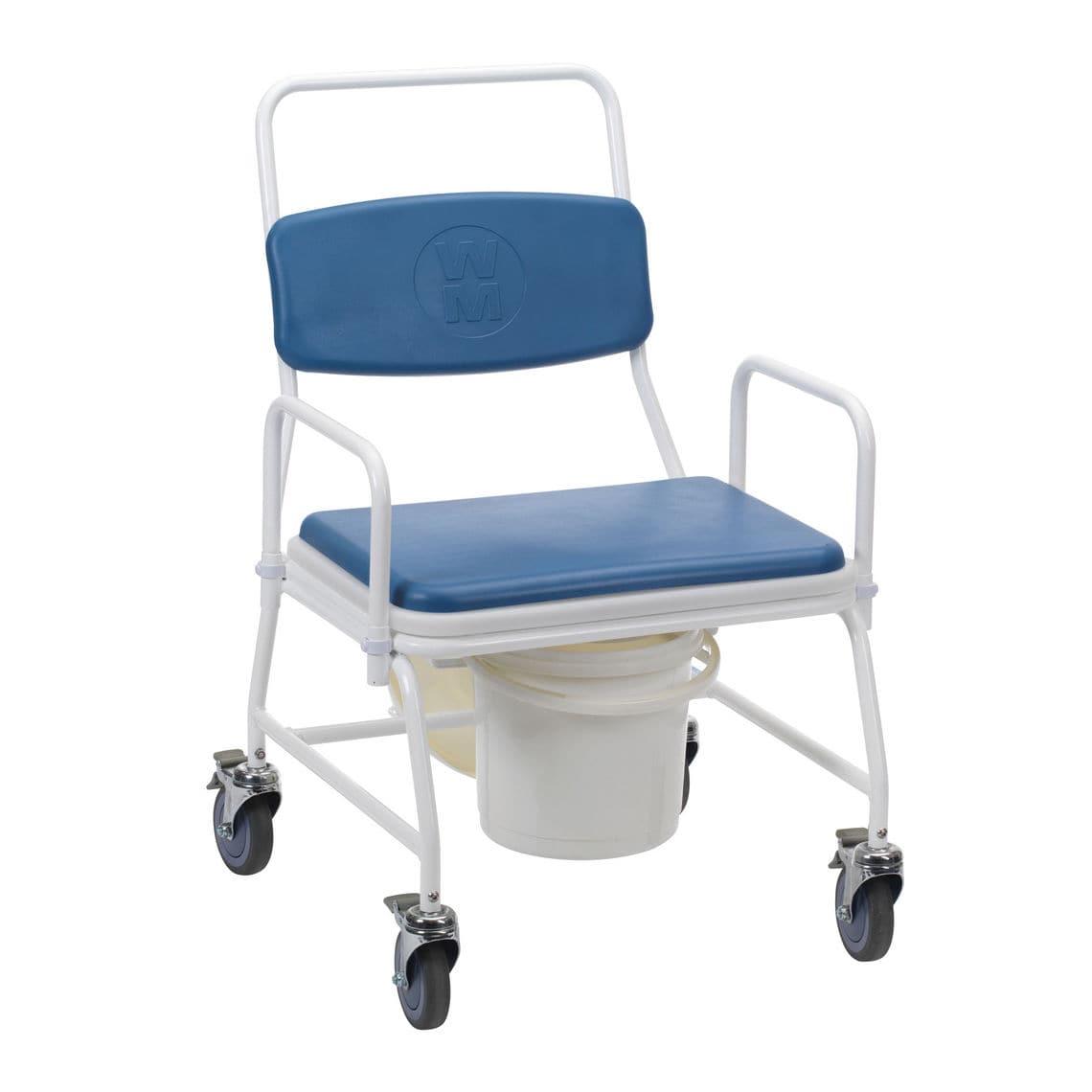 Bariatric commode chair - 195 - Drive DeVilbiss Europe - with armrests ...