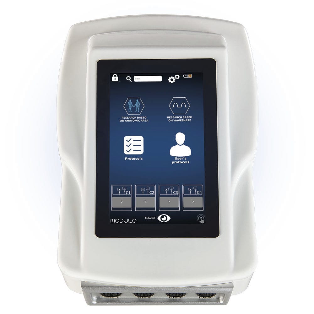 Electric stimulator - MODULO PLUS PRO - Fisioline - tabletop / TENS / EMS