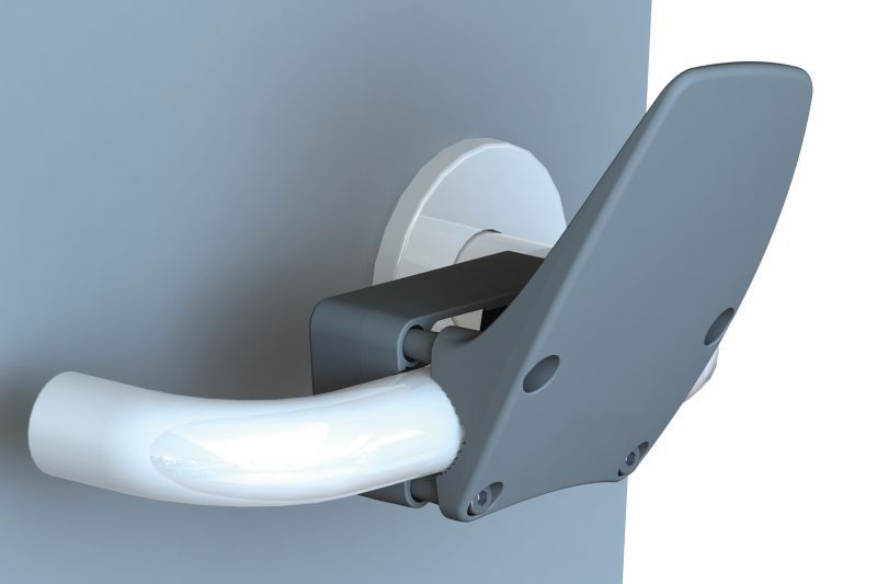Hospital door handle - 44350 - H+H SYSTEM GmbH - laboratory door ...