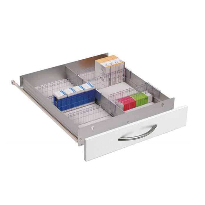 Medication drawer - H+H SYSTEM GmbH - storage / for trolleys / for cabinets