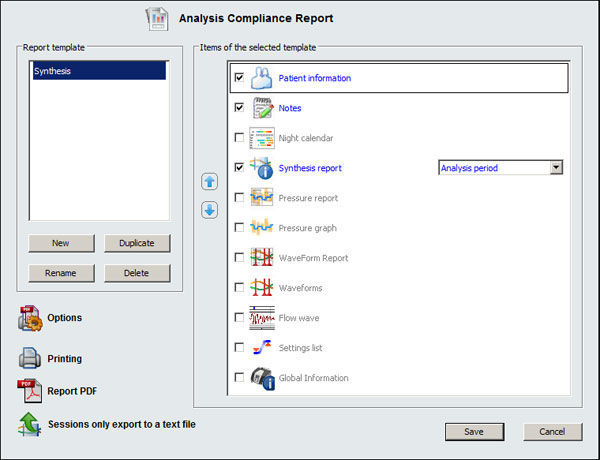 Patient data management software - DreamStar Analyze - SEFAM