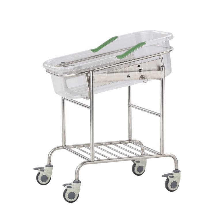 Tilting hospital bassinet - B-36 - Hebei Pukang Medical Instruments ...