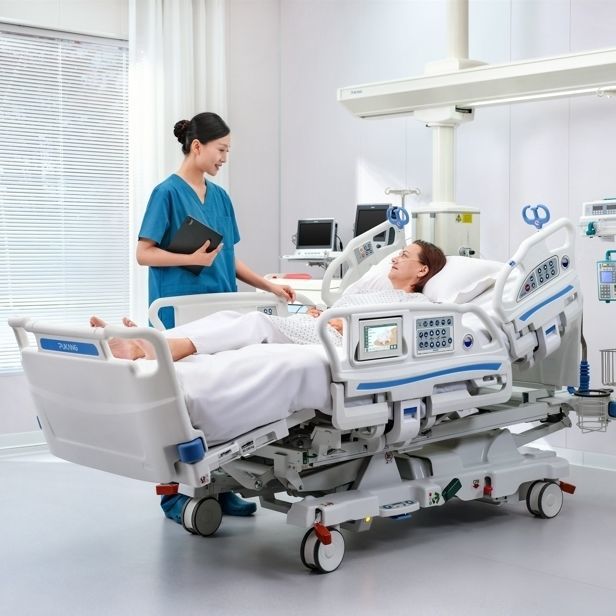 Intensive care bed - DA-91 - Hebei Pukang Medical Instruments - medical ...