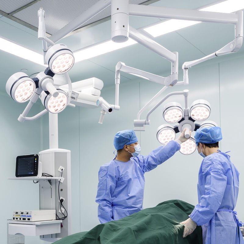 Ceiling-mounted surgical light - SK-LLD0503F - Jiangsu Saikang Medical ...