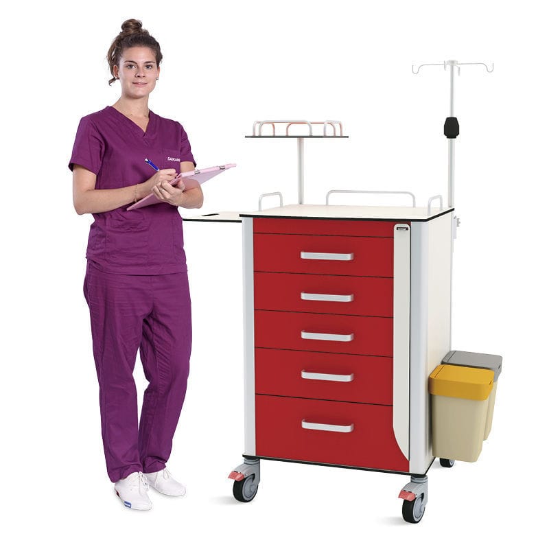 Hospital cart - SKR-ET580 - Jiangsu Saikang Medical Equipment ...