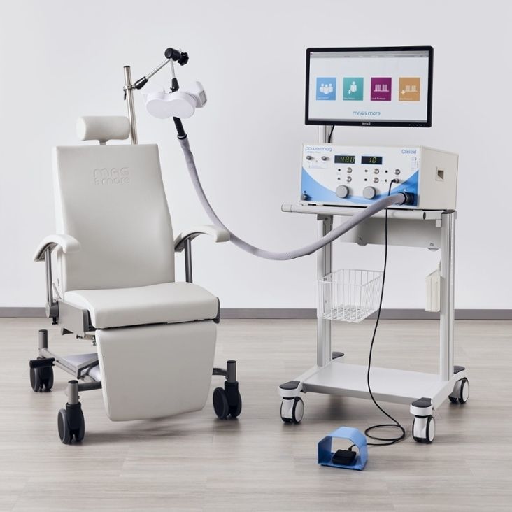 TMS + rTMS transcranial magnetic stimulator - PowerMAG Touch - Neurocare