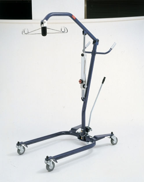 Manual patient lift / hydraulic / on casters / adult - H103-1 - Merits ...