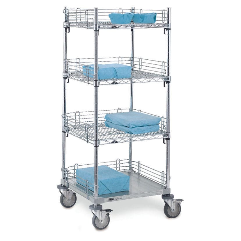 Medical trolley - CASE-OH24 - InterMetro - for general purposes ...