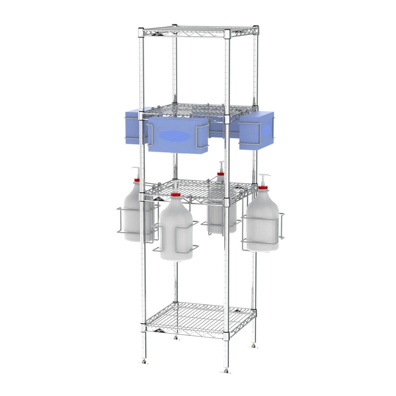 Bottle rack - CR181863-PPET - InterMetro - laboratory / storage / modular