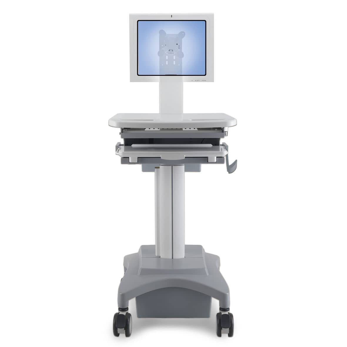 Height-adjustable computer cart - HC-100, HC-101, HC-102 - Modern Solid ...