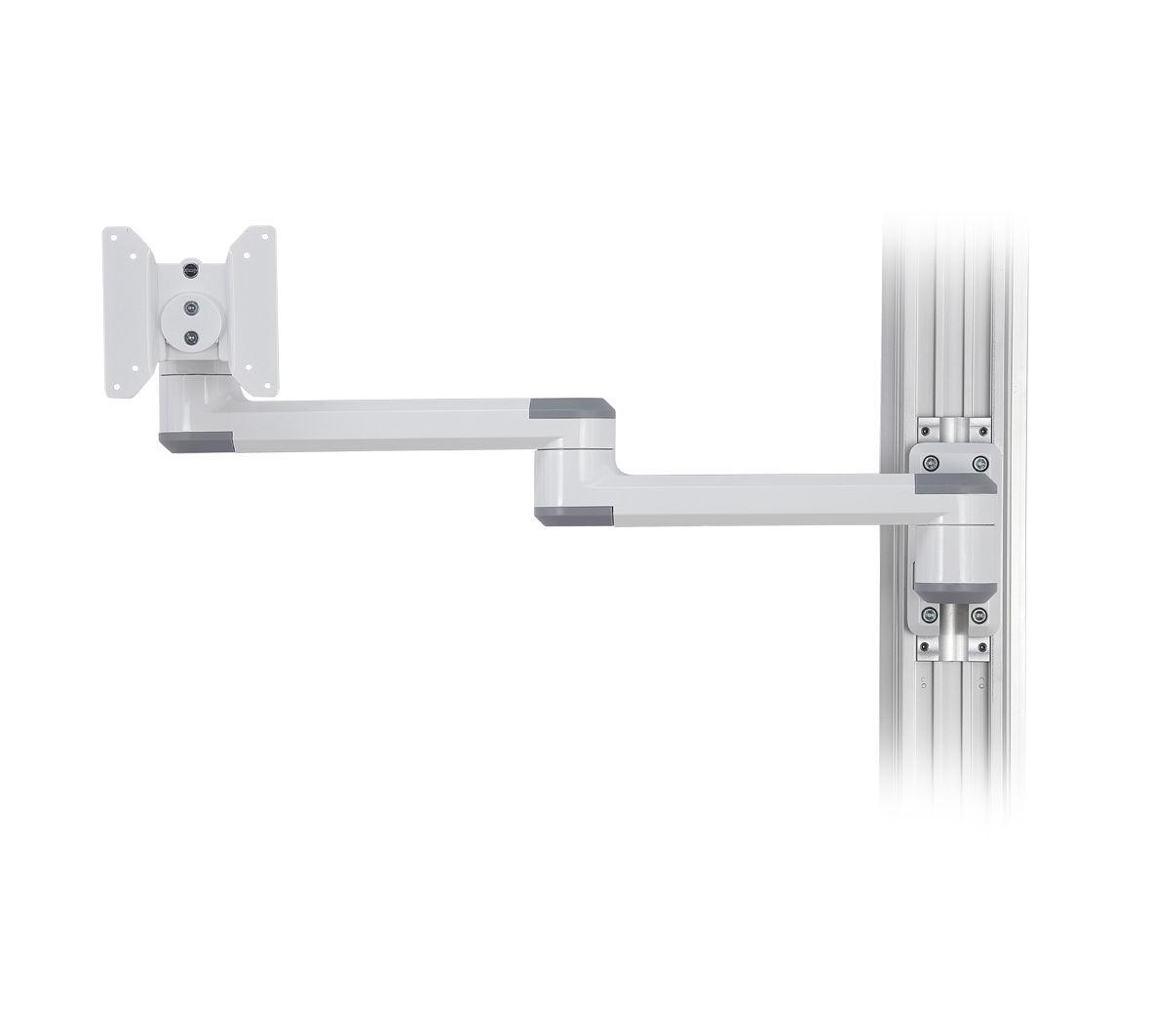 Rail-mounted monitor support arm - HM-8521, HM-B8615, HM-A8627 - Modern ...
