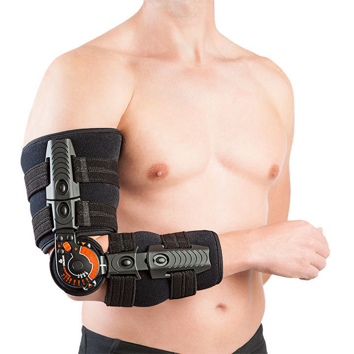 Elbow orthosis - 94305 series - Orliman - articulated
