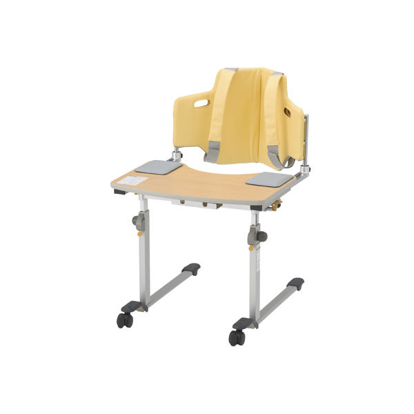 Height-adjustable overbed table - Sittan - PARAMOUNT BED - on casters