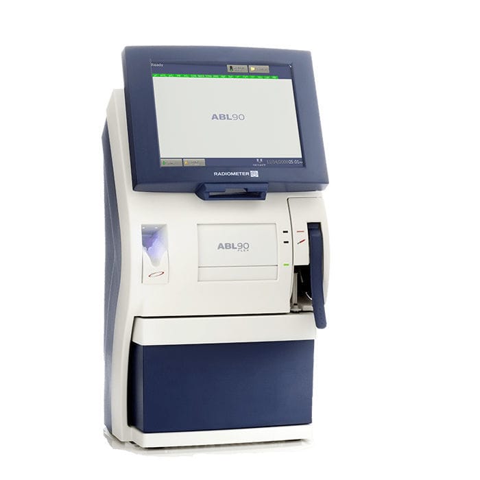 PO2 blood gas analyzer - ABL90 FLEX - Radiometer Medical - pCO2 / Cl- / K+