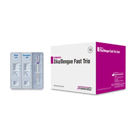 Zika virus assay kit - 09ZK61A - SD BIOSENSOR. INC - dengue fever / IgM ...