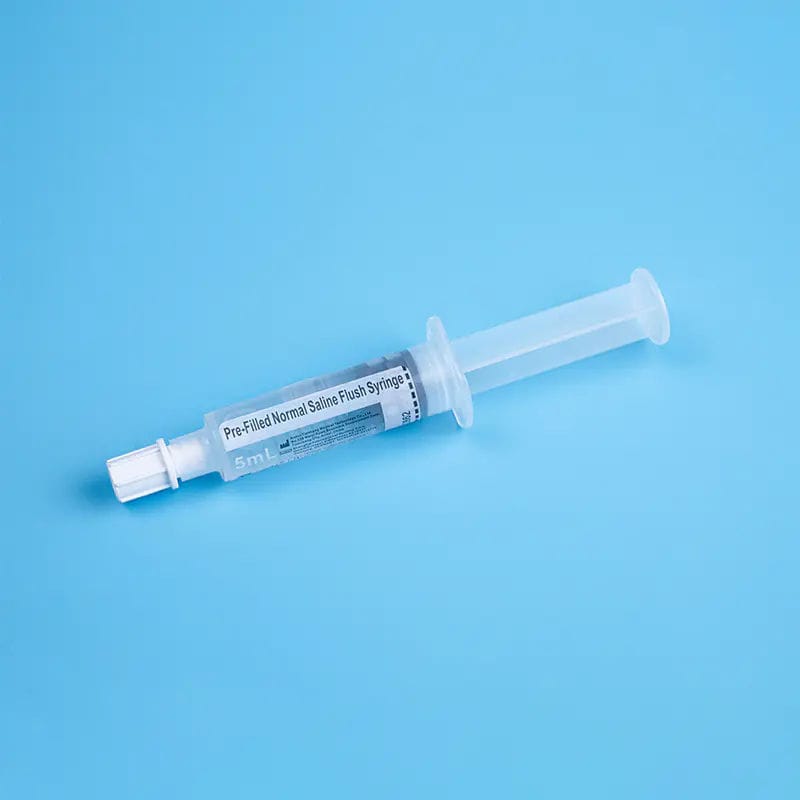 Flush syringe - Suzhou SunMed - saline solution / pre-filled
