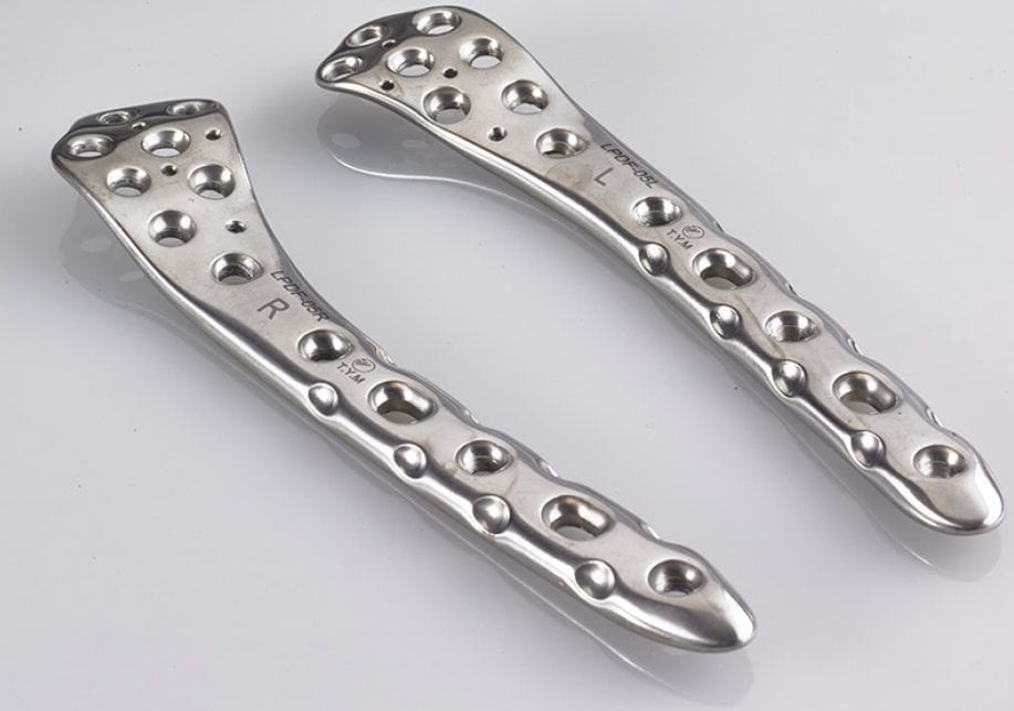 Femur compression plate - Taeyeon Medical - distal / locking / metallic