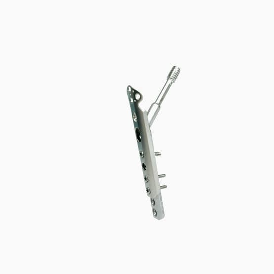 Femoral head compression plate - TDM - locking / metallic