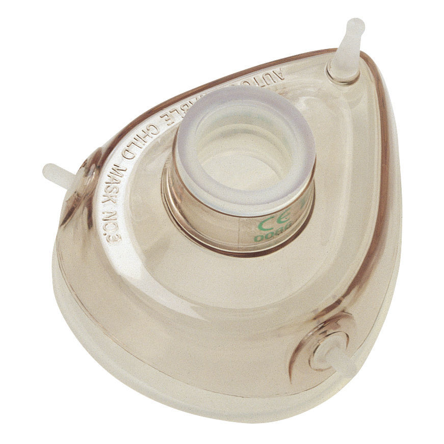 Silicone oxygen mask - TDM-MP-1506 - Timesco - reusable / transparent