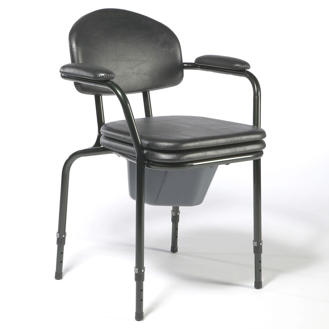 Commode chair with armrests - 9063 - VERMEIREN - with bucket / height ...