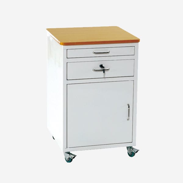 Bedside table on casters - HL-D512C - HI-LIFE Technology (HEBEI ) Co ...