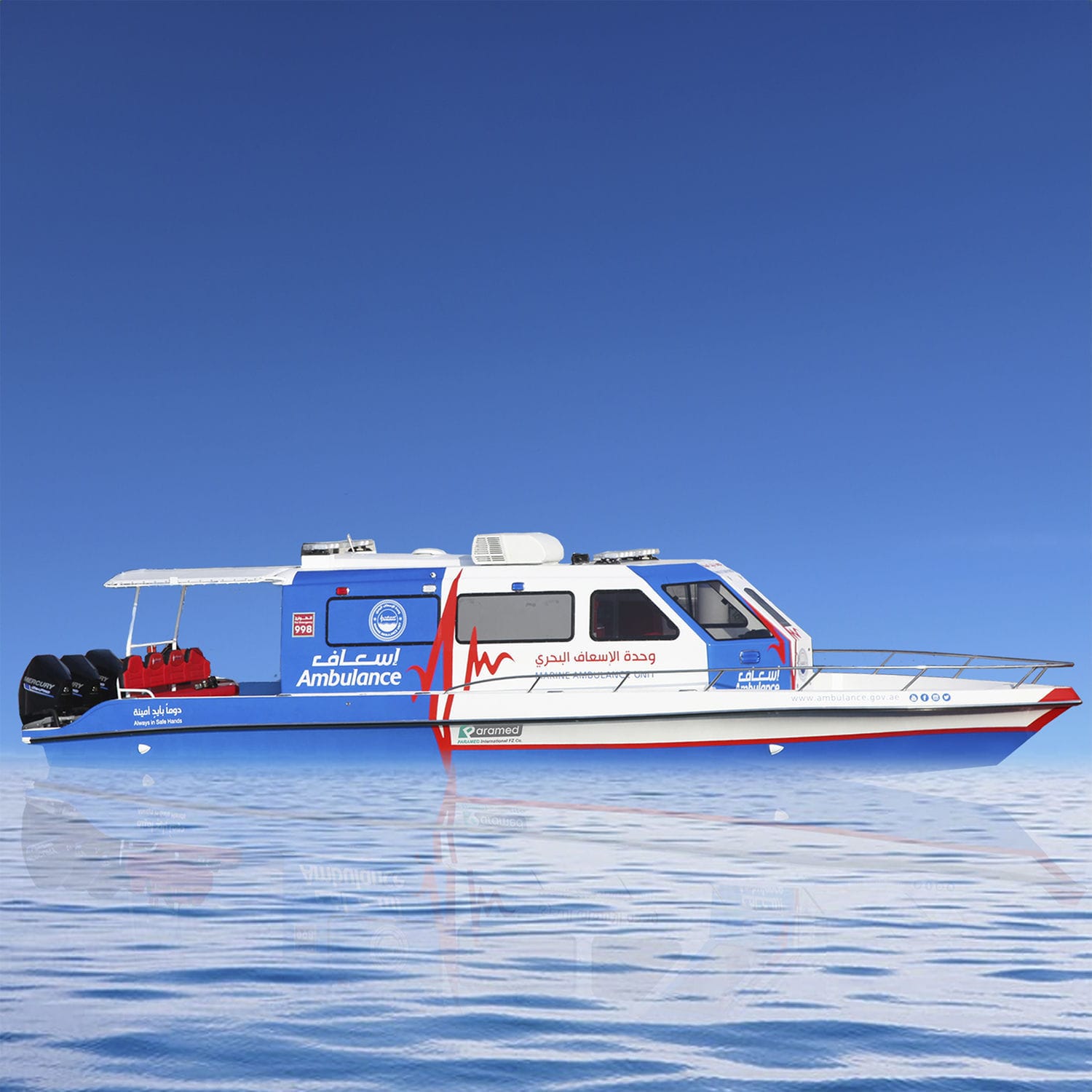 Boat ambulance - smuma - Paramed International - rescue / with oxygen ...