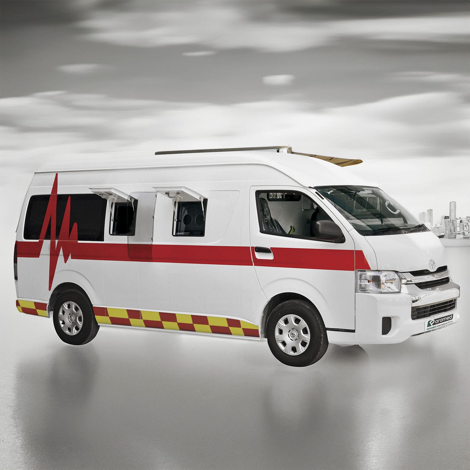 Covid-19 testing mobile health vehicle - Paramed International - van