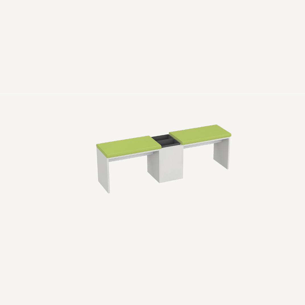 Healthcare facility bench - Loxos