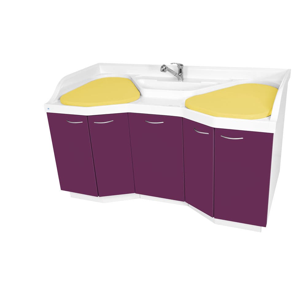 Nursery changing station - Loxos 3 - Loxos - with bath / with washbasin