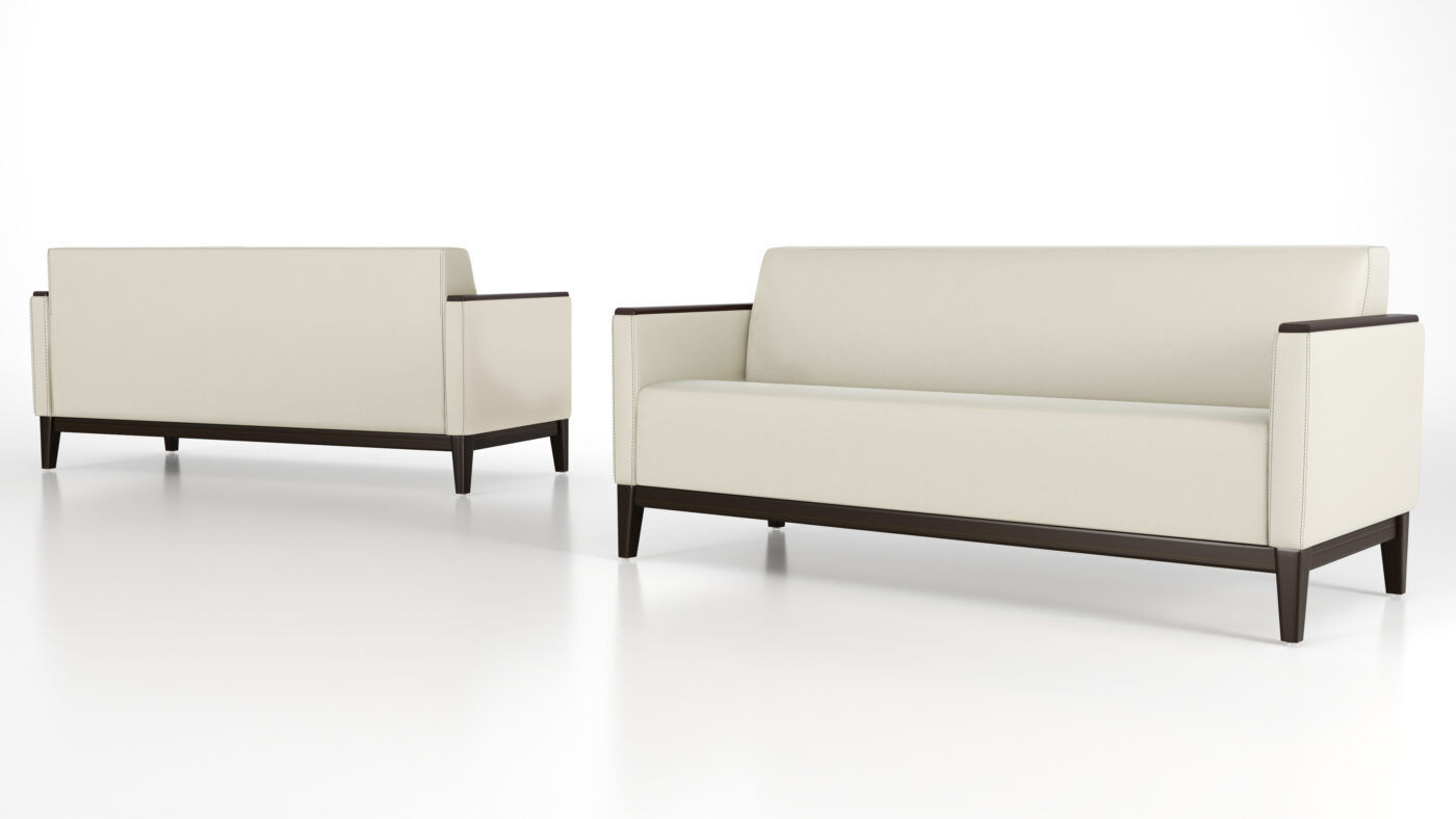 Waiting room sofa - Livorno - Kwalu - 3-seater