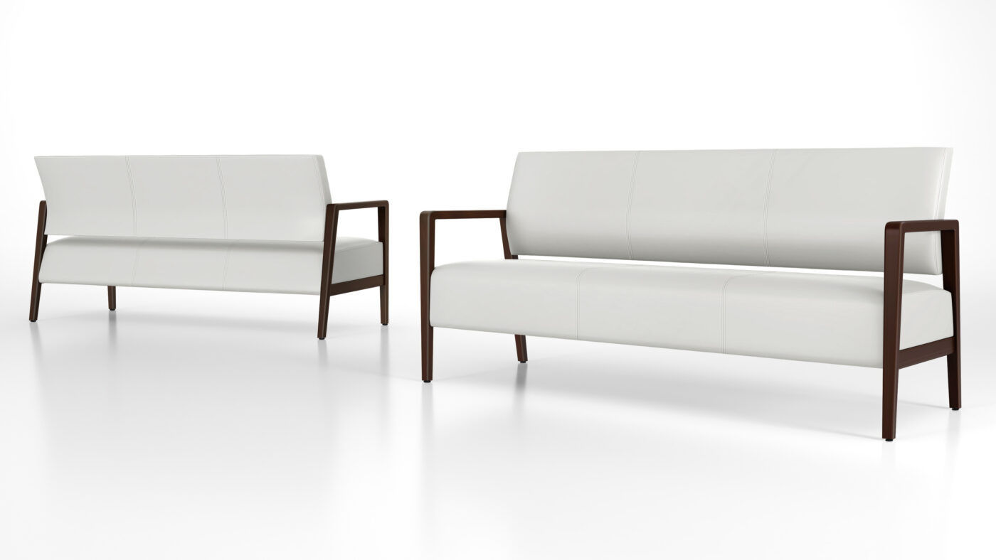 Waiting room sofa - Valdina - Kwalu - 3-seater