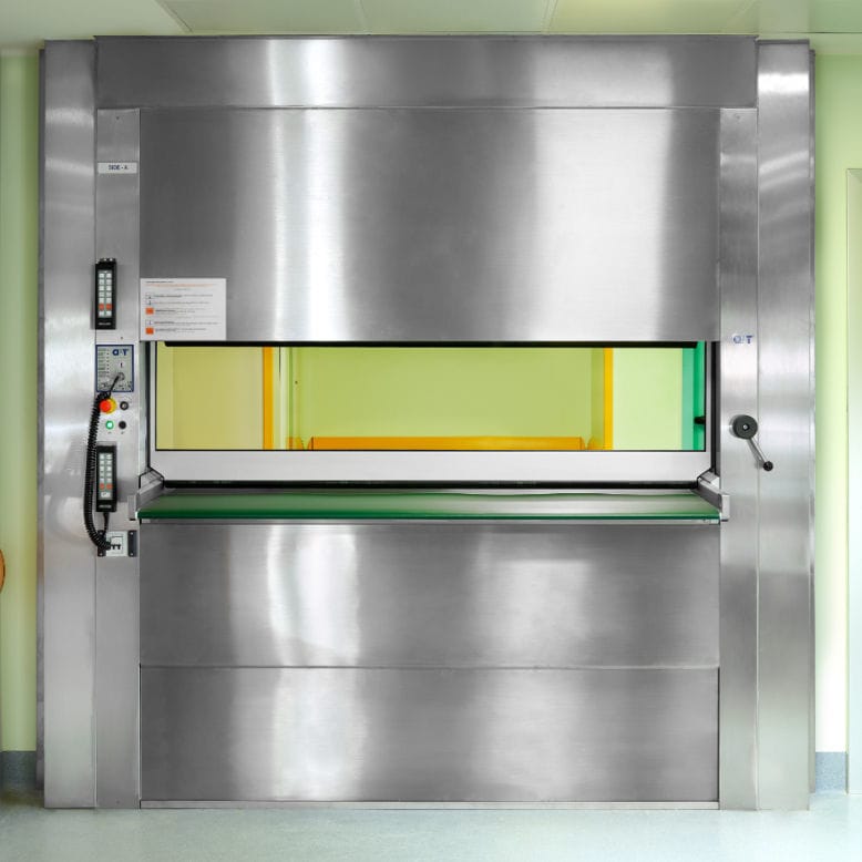 Fixed patient transfer unit - GAMMA/1 - OPT SurgiSystems - with window