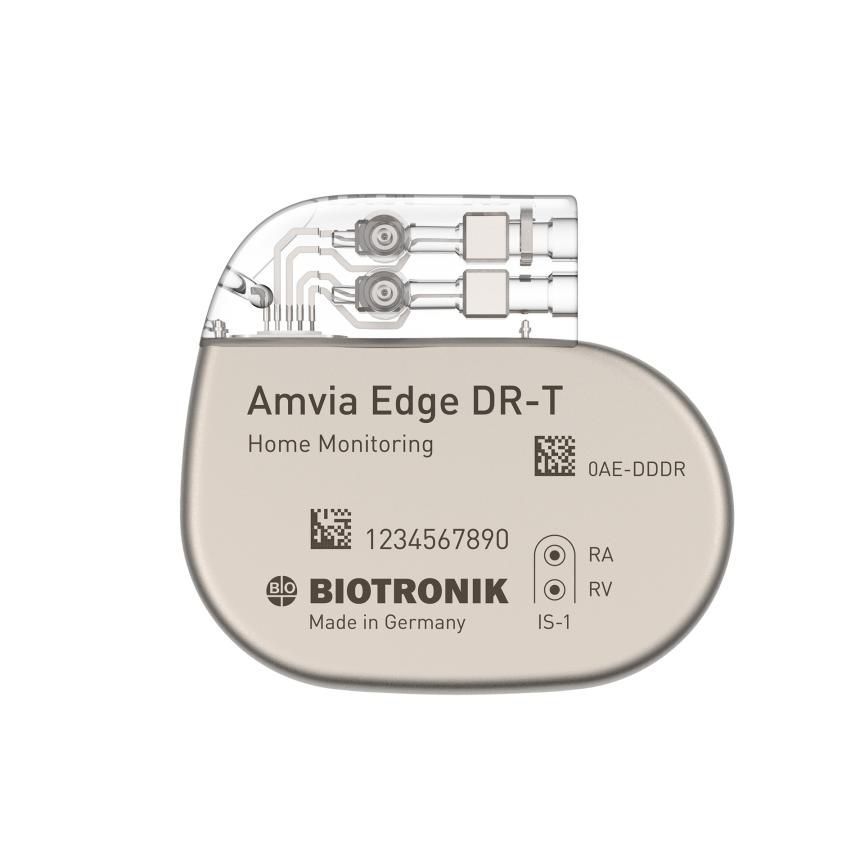 MRI-compatible pacemaker - Amvia Edge DR-T - Biotronik - dual-chamber