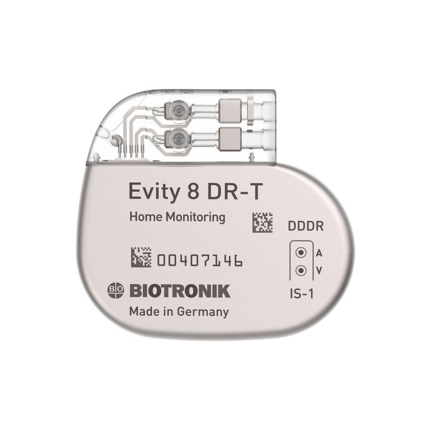 MRI-compatible pacemaker - Evity 8 DR-T - Biotronik - dual-chamber