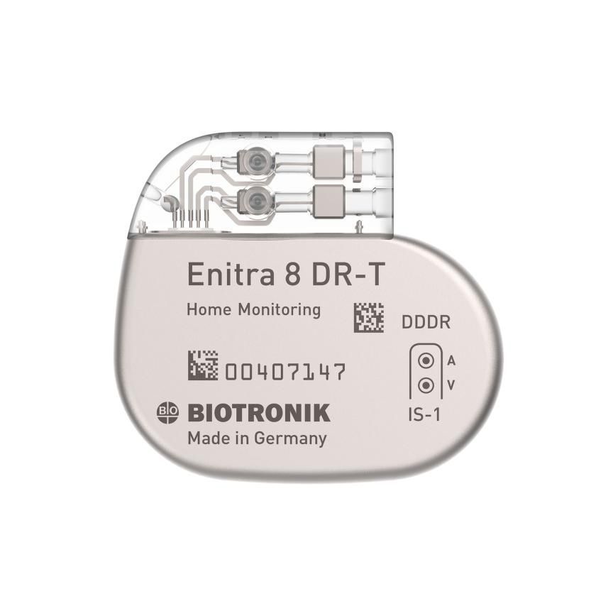 MRI-compatible pacemaker - Enitra 8 DR-T - Biotronik - dual-chamber
