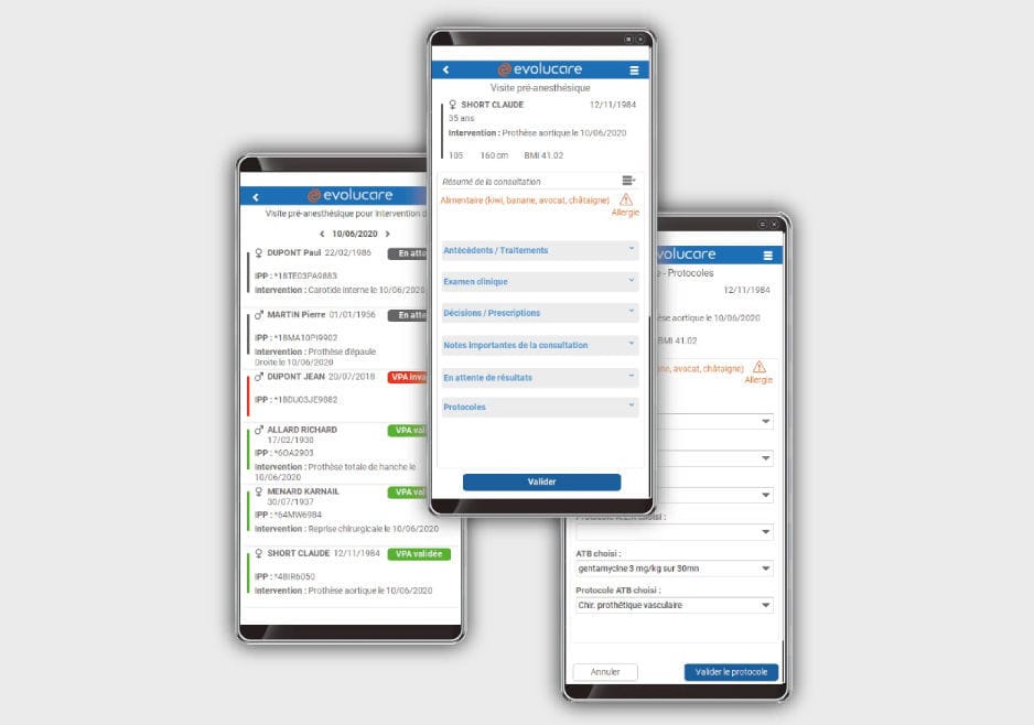 Control anesthesia information management system - EVOLUCARE ...