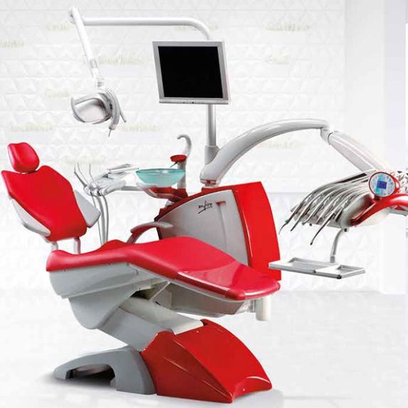 Dental treatment unit with chair - ZAFIRO - Fedesa - with monitor ...