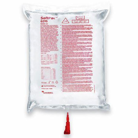 Bicarbonate hemodialysis concentrate - SoftPac™ - Baxter - acid / solution