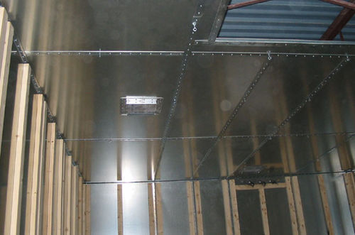 MRI room radiation shielding panel - Galvanized - NELCO