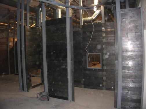 Nuclear medecine room radiation shielding wall - DIB Radioprotection